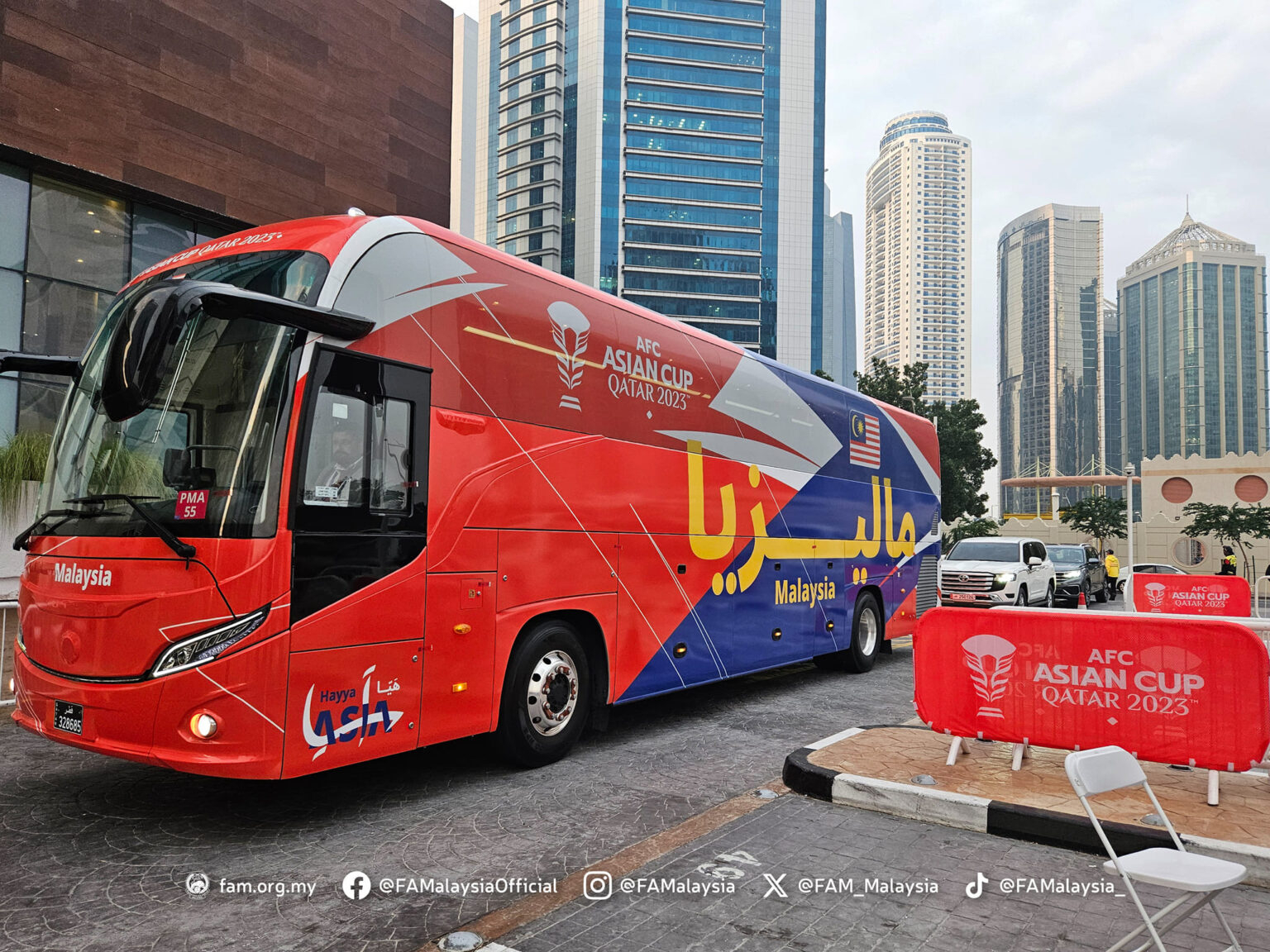 Piala Asia: Bas livery khas 'angkut' Harimau Malaya