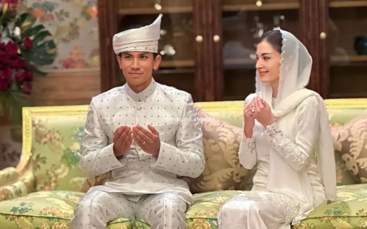 Foto Putera Mateen, Dayang Anisha seusai nikah curi tumpuan - Kosmo Digital