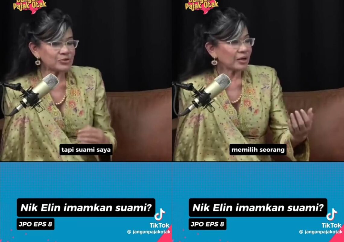 Nik Elin perjelas isu 'imamkan' suami ketika solat - Kosmo Digital