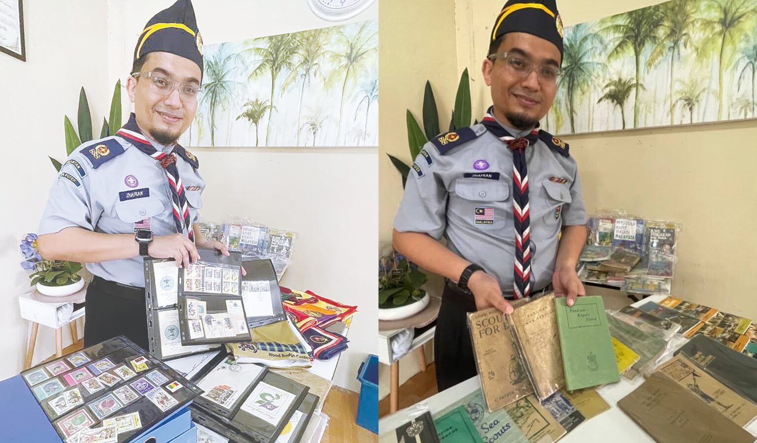 Kumpul ratusan ribu setem, poskad, buku pengakap seluruh dunia - Kosmo Digital