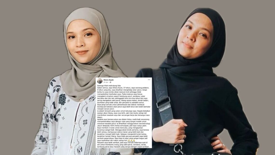 Bila pula aku kena ulser perut - Shera Ayob - Kosmo Digital