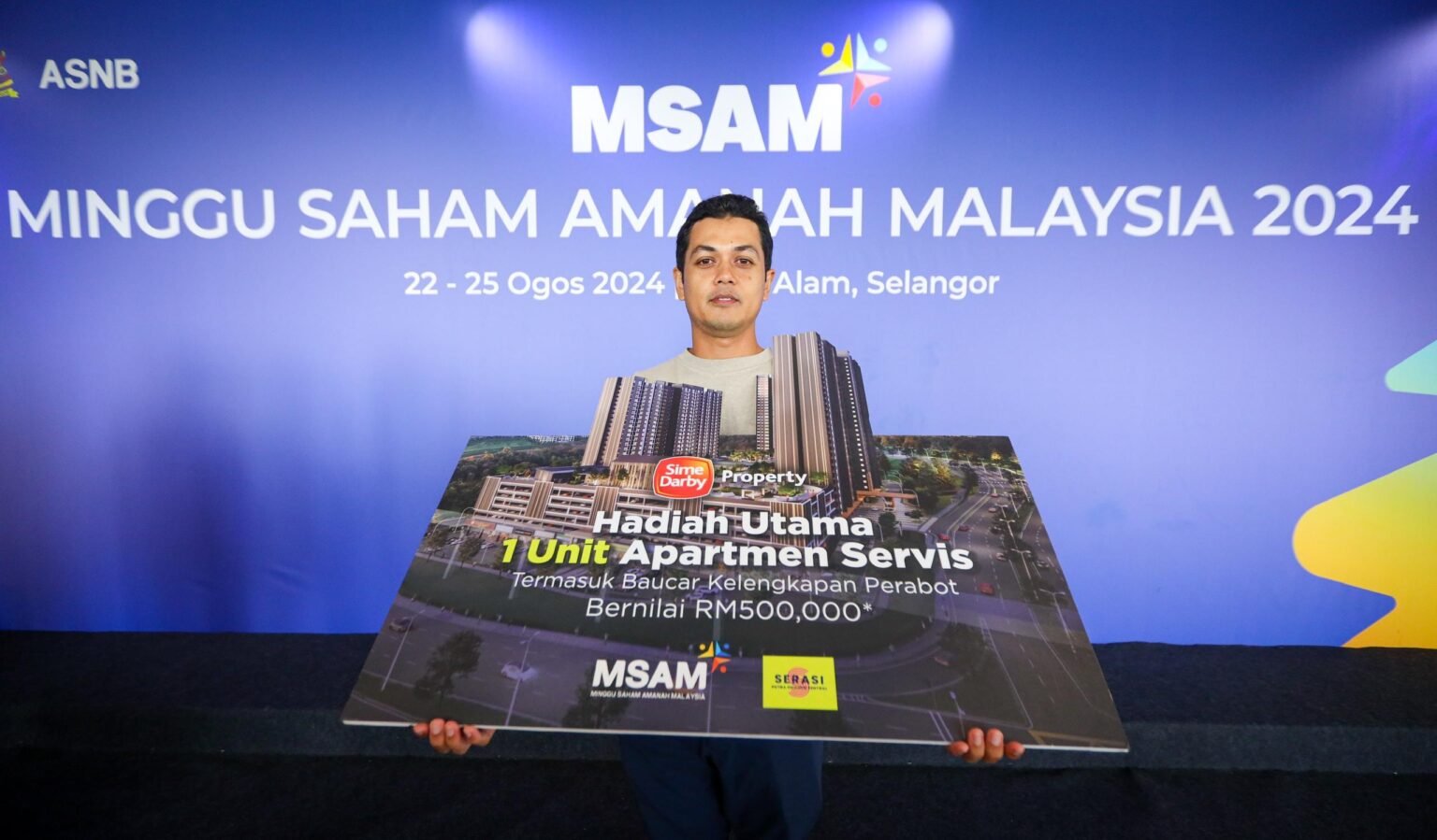 Juruukur rangkul hadiah rumah MSAM 2024 - Kosmo Digital