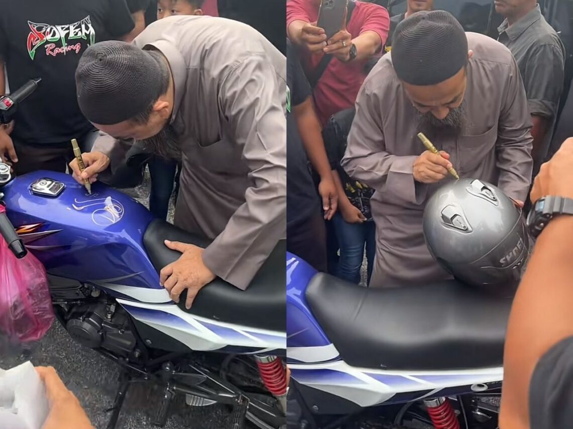 [VIDEO] 'Mesti RXZ, helmet naik harga ada tanda tangan UAI' - Kosmo Digital
