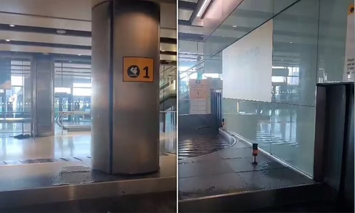 Bagasi hancing, air kumbahan menitis di terminal ternama - Kosmo Digital