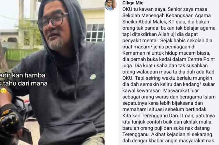 Pak Cik OKU dibelasah pernah jadi peniaga - Kosmo Digital