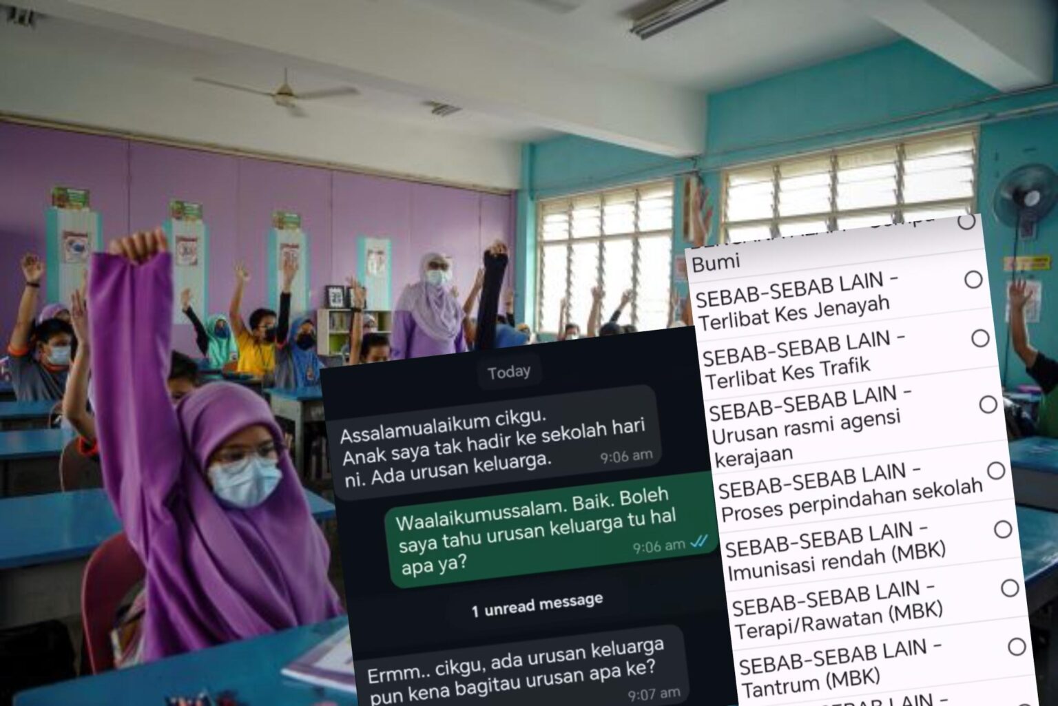 Bukan saja-saja cikgu nak tahu murid ada urusan keluarga - Kosmo Digital