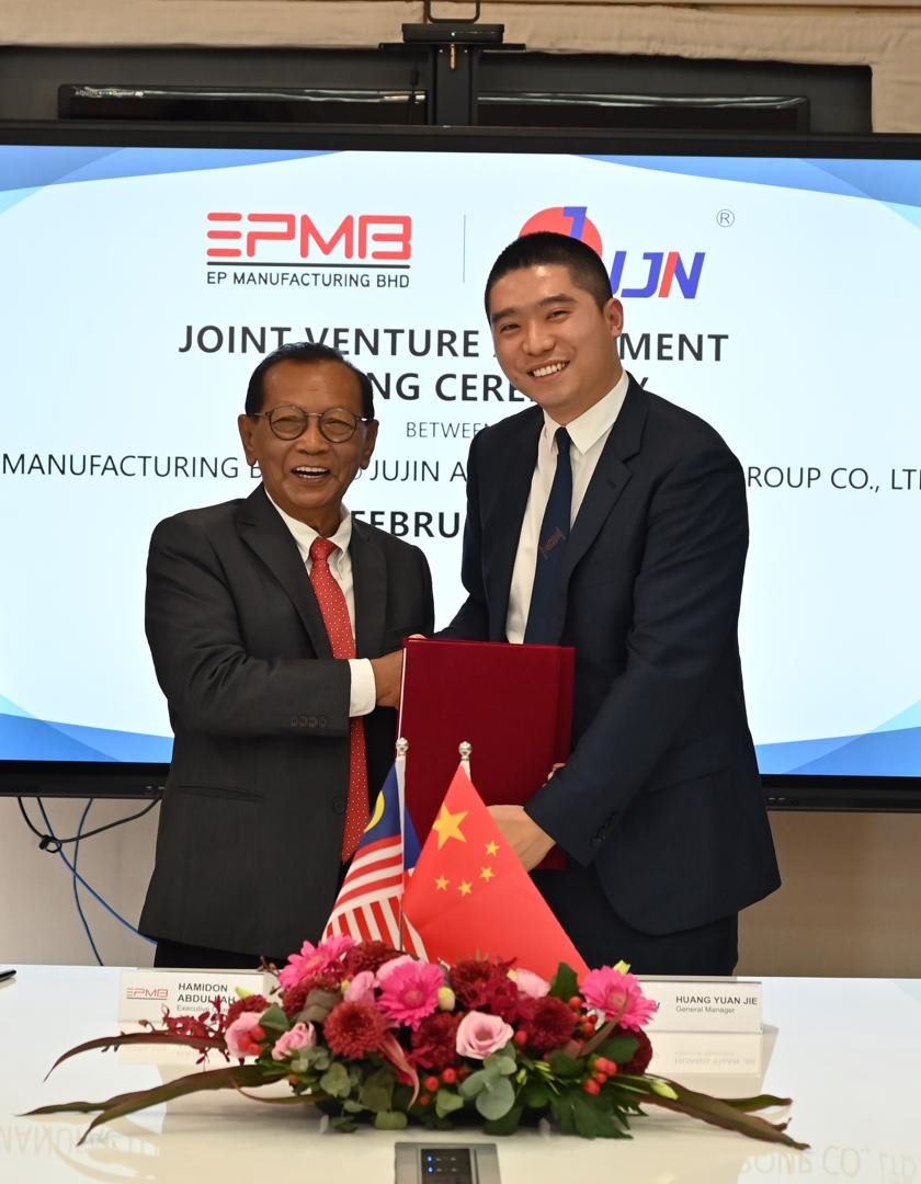 EPMB jalin usaha sama strategik dengan Sanly, Jujin China - Kosmo Digital