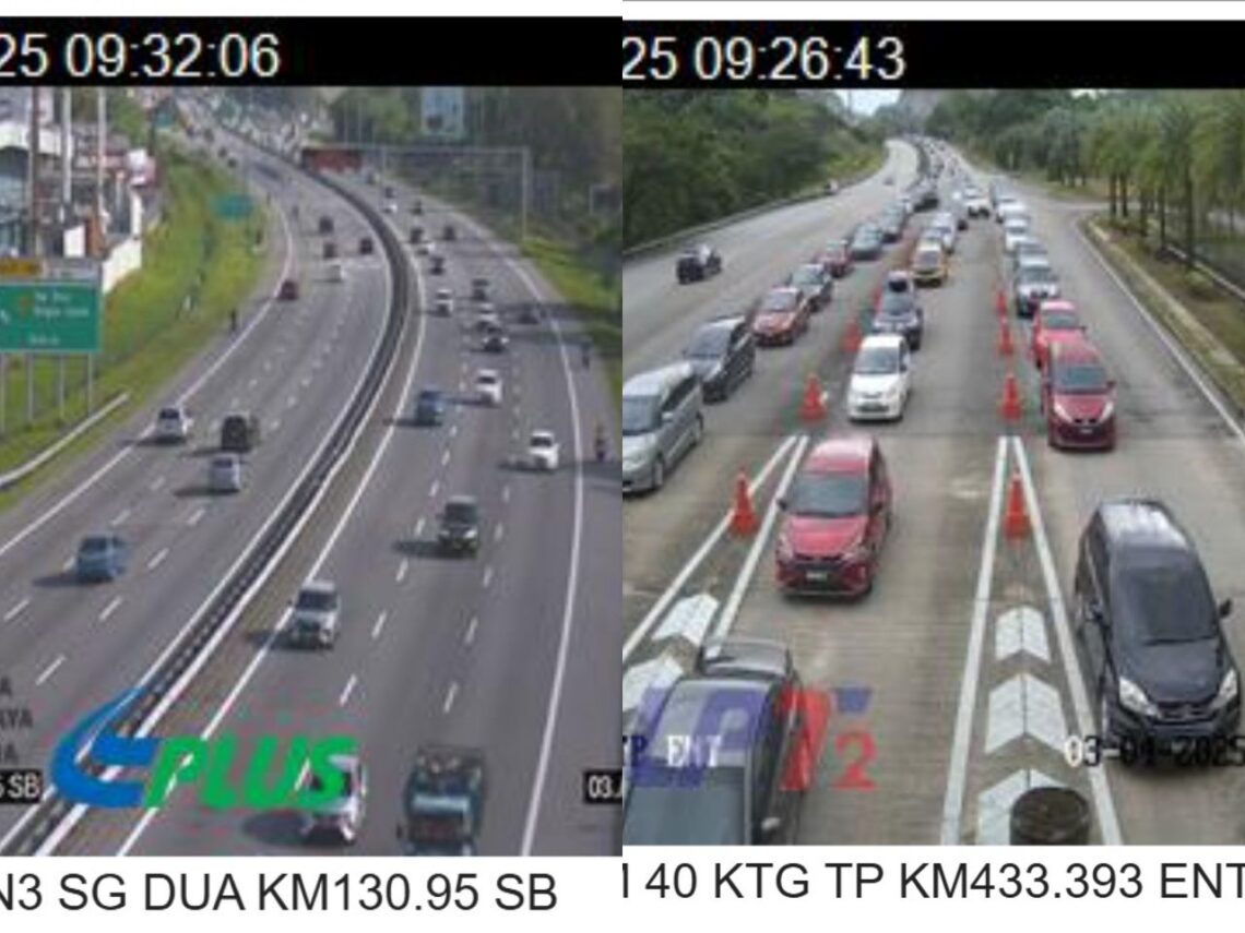 Laluan LPT2 sesak, Lebuh Raya Utara-Selatan perlahan - Kosmo Digital