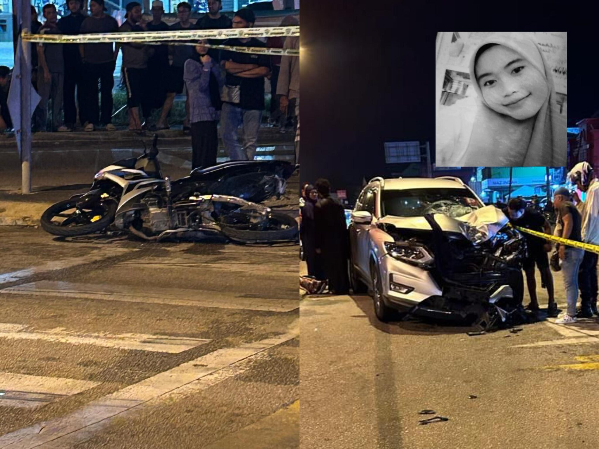 Ibu hamil dua bulan maut, motosikal dirempuh SUV - Kosmo Digital