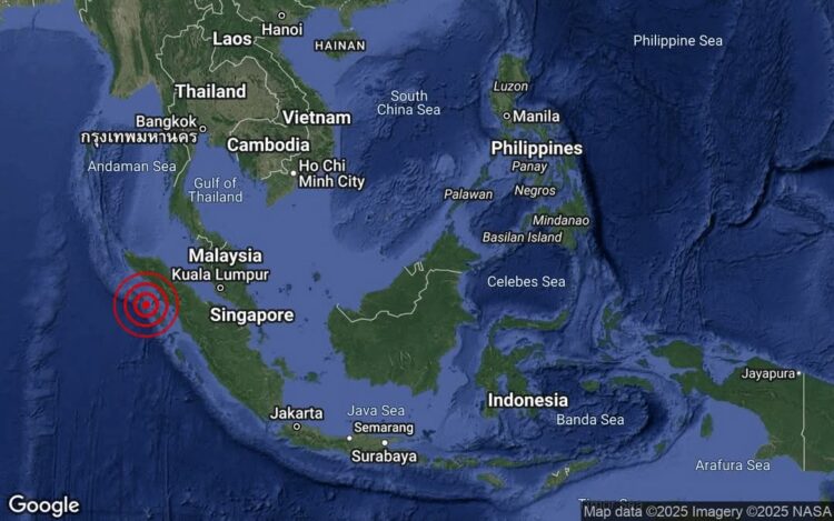 Gempa bumi sederhana landa Utara Sumatera - Kosmo Digital