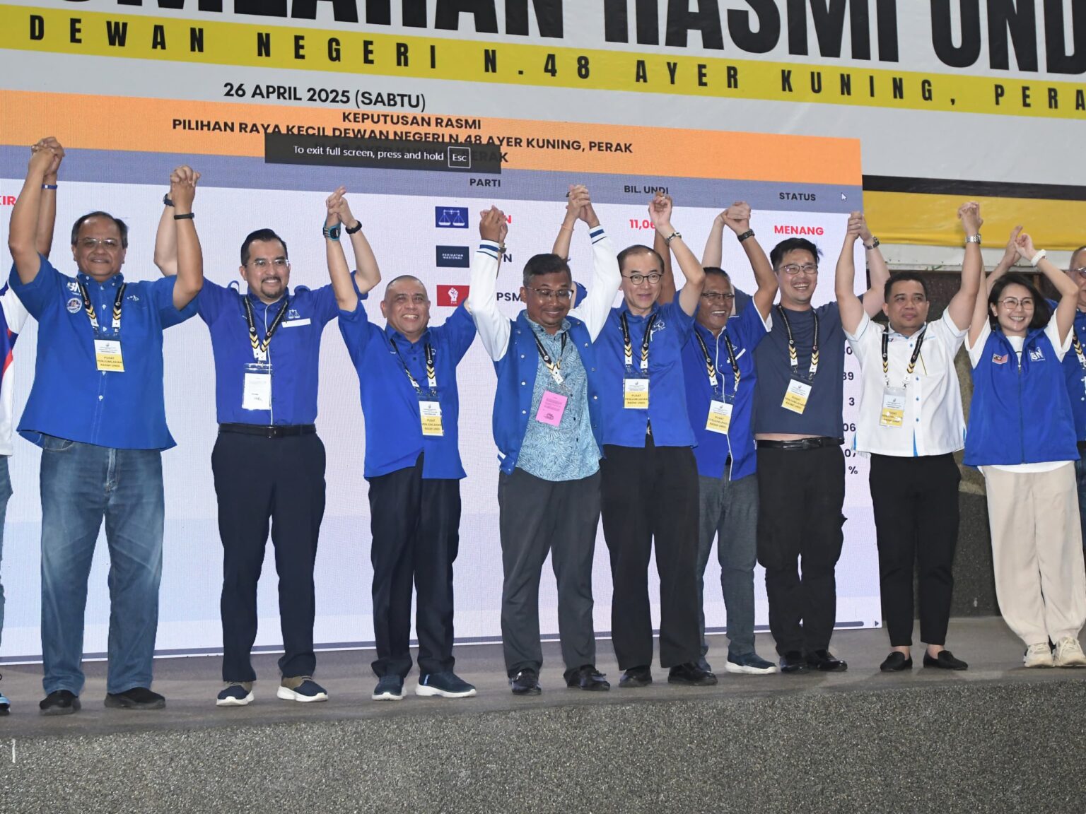 PRK Ayer Kuning: Bukti kerjasama erat BN dan PH - Kosmo Digital