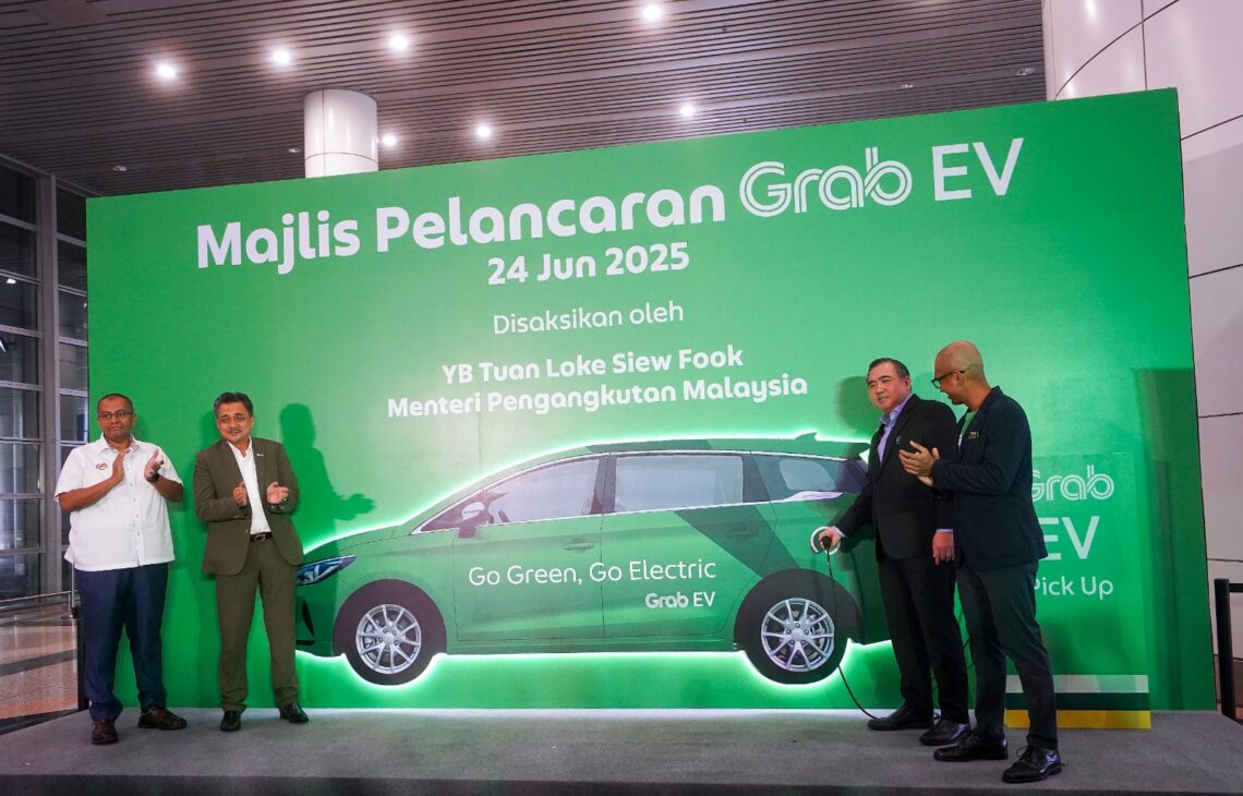 Grab Malaysia lancar khidmat Grab EV di KLIA - Kosmo Digital