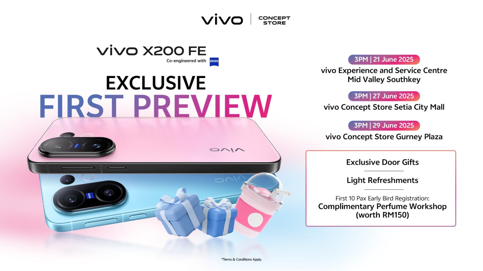 vivo Malaysia perkenal vivo X200 FE, telefon skrin rata kecil pertama - Kosmo Digital