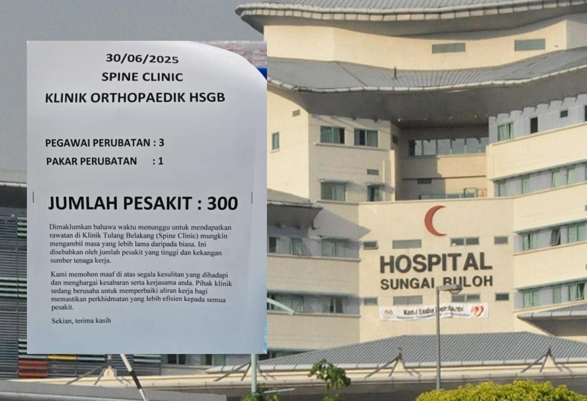 KKM akui ‘beban’ tinggi di Hospital Sungai Buloh punca kelewatan ...