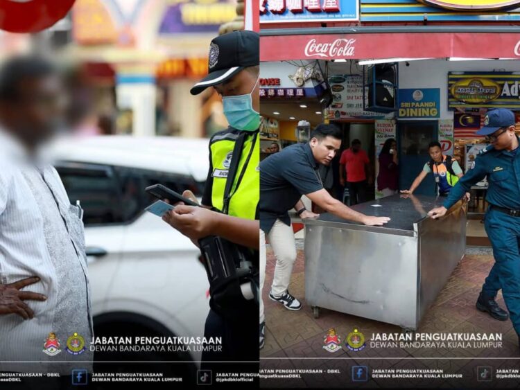 Peniaga haram warga asing di Brickfields kena angkut - Kosmo Digital