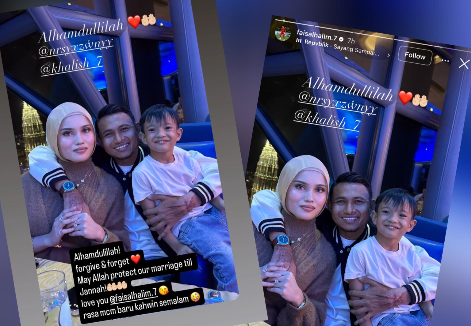 ‘Alhamdulillah…I love you Faisal Halim, macam baru kahwin semalam ...