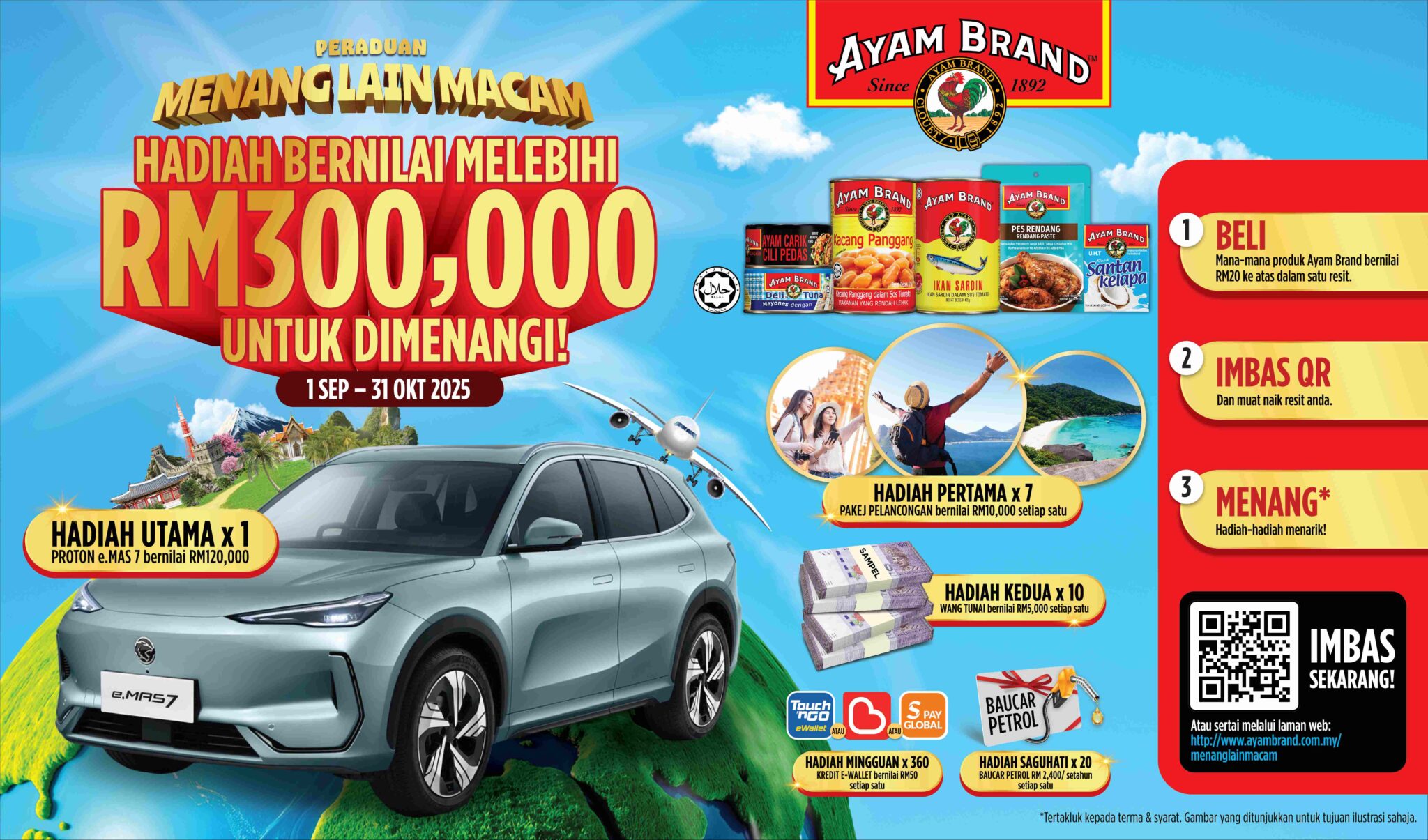 Ayam Brand anjur Peraduan Menang Lain Macam, tawar pelbagai hadiah ...