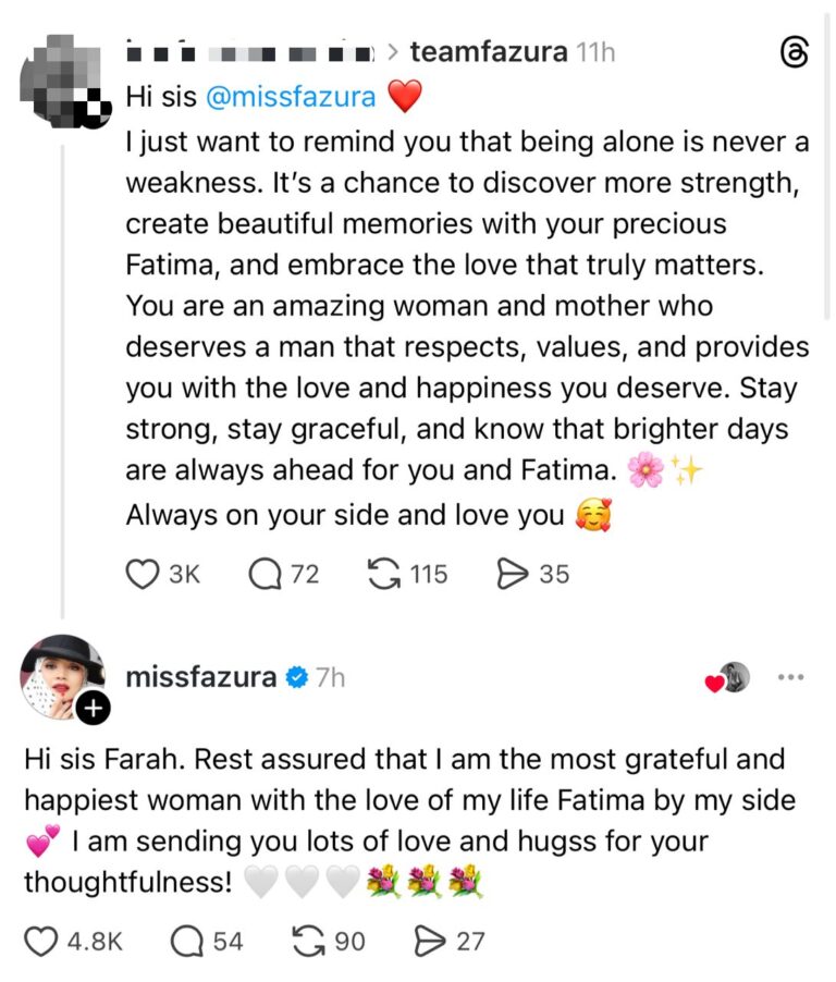 Saya wanita paling bahagia dengan Fatima di sisi - Fazura - Kosmo Digital