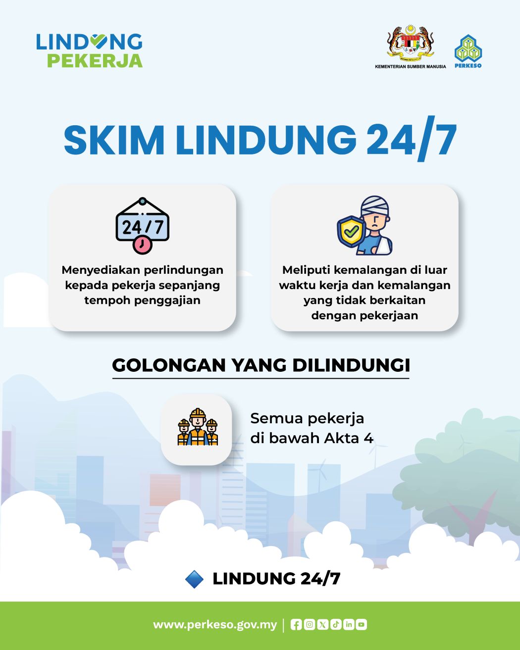 Perlindungan pekerja sepanjang masa - Kosmo Digital
