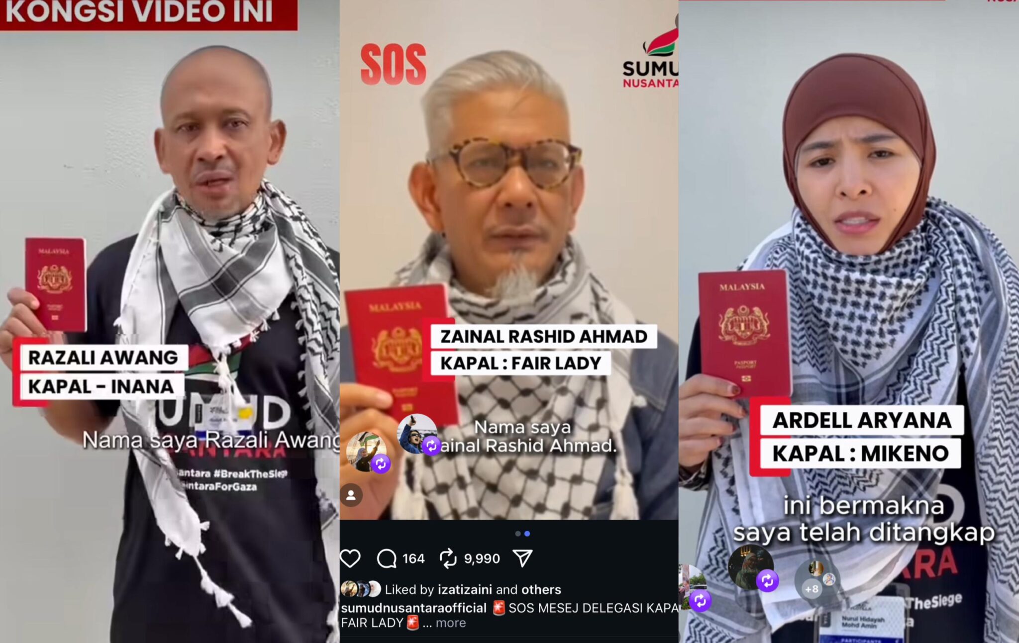Ramai lega akhirnya status Ardell, ZRA, Razali Awang terjawab - Kosmo ...