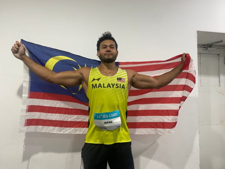 Irfan 'padam' rekod Sukan SEA, raih emas buat kali ketujuh