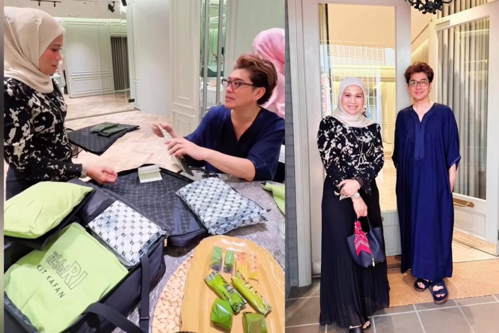 Haliza Maysuri tempah kain kapan pereka tersohor - Kosmo Digital