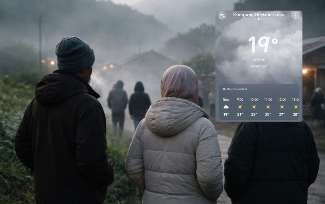 Penduduk Kelantan pakai jaket tebal, suhu serendah 19°C - Kosmo Digital