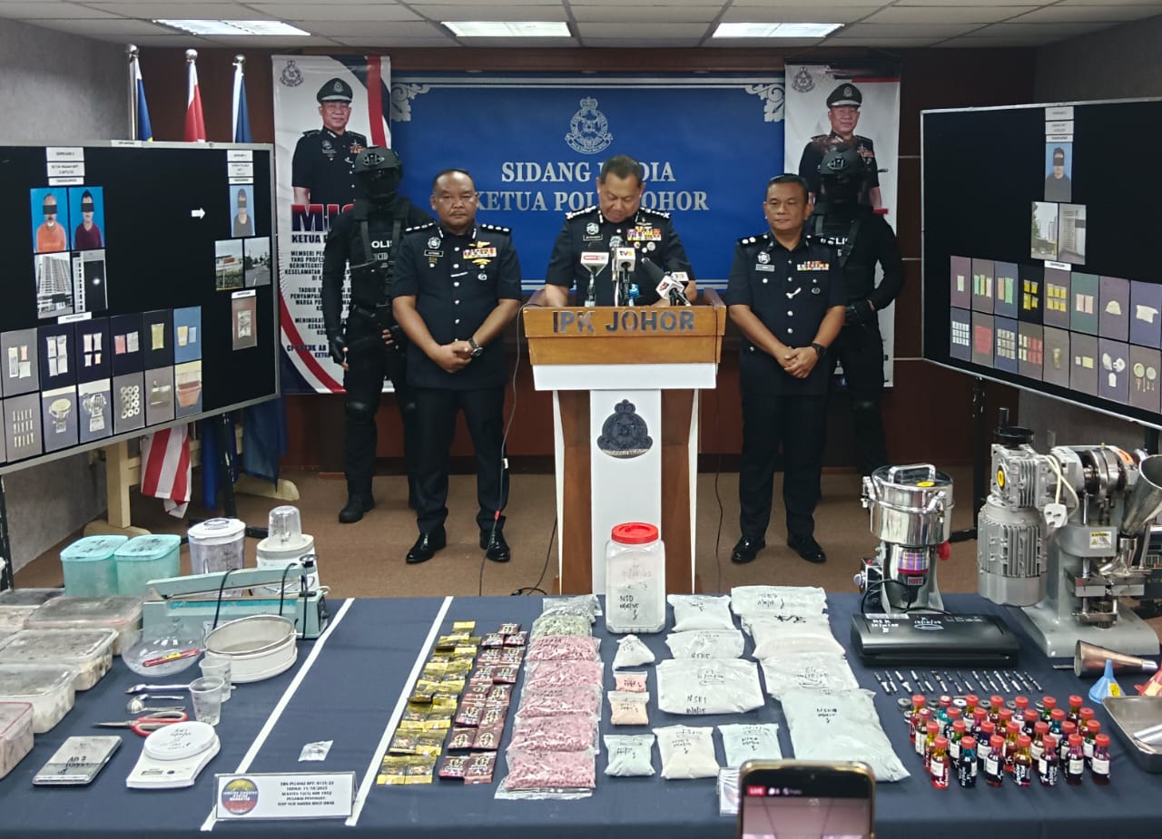 42 sindiket tumpas, 3.34 tan dadah dirampas tahun lalu di Johor - Kosmo ...