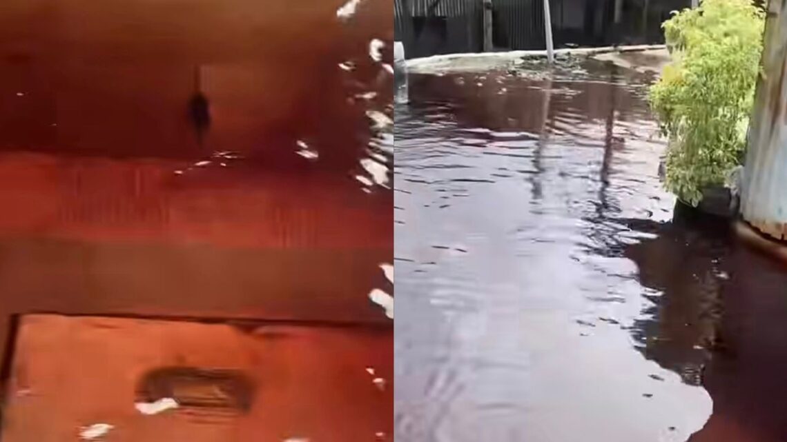 Penduduk cemas banjir warna merah darah - Kosmo Digital