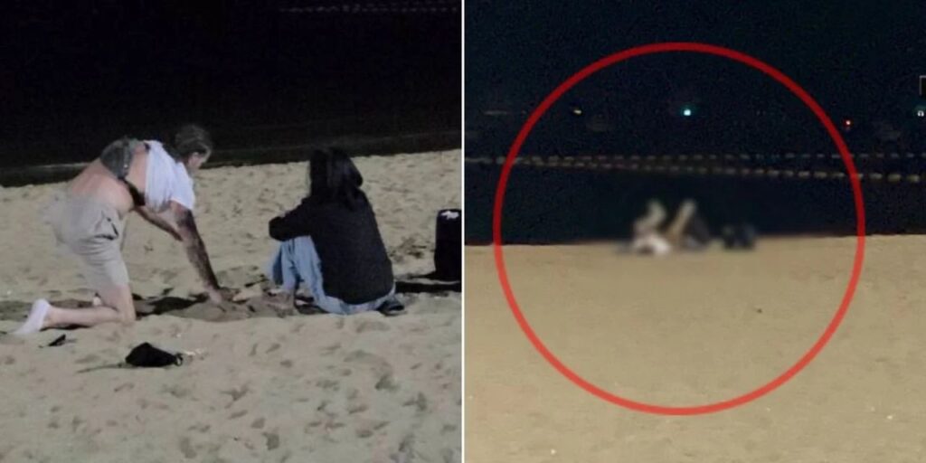 Polis cekup pelancong berasmara di tepi pantai - Kosmo Digital