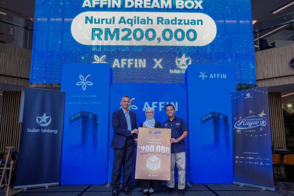 Pelanggan Bulan Bintang menang Affin Dream Box RM200,000 - Kosmo Digital