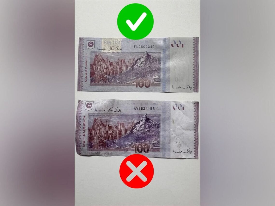 ‘Duit RM100 luntur selepas kena air, rupanya duit palsu’ - Kosmo Digital
