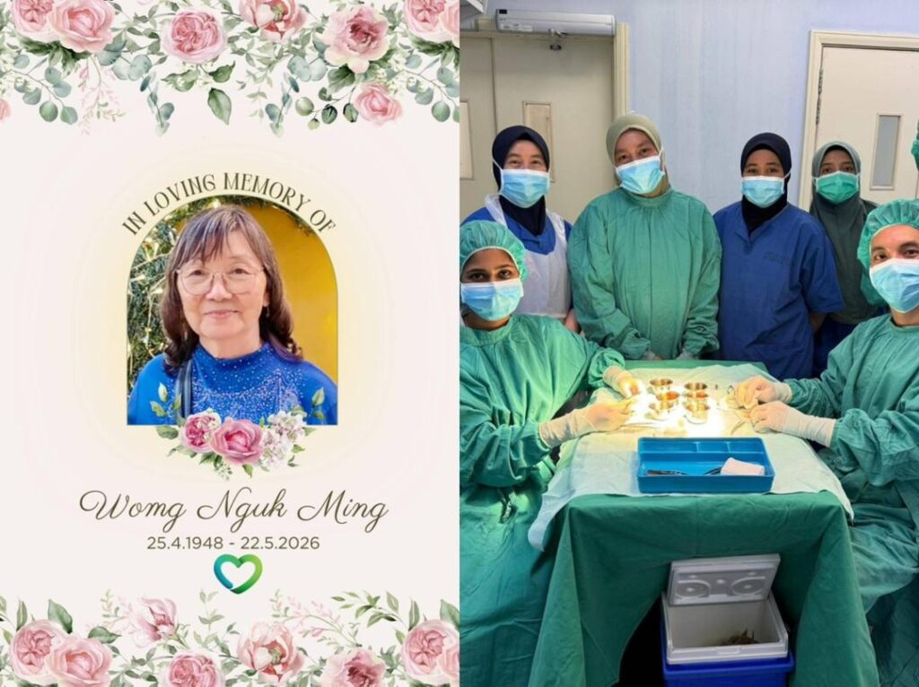 Keluarga derma kornea Madam Wong demi bantu pesakit lain - Kosmo Digital