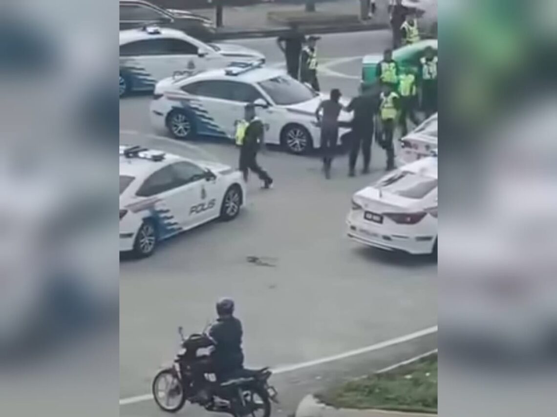 [VIDEO]Pencuri kabel dicekup selepas dikejar polis - Kosmo Digital