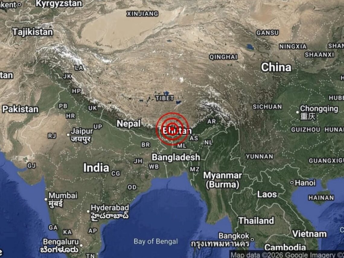 Gempa bumi sederhana landa Bhutan - Kosmo Digital