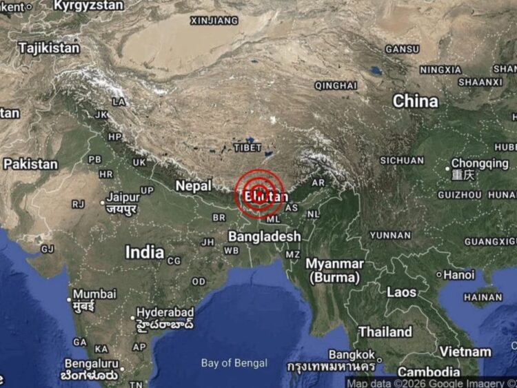 Gempa bumi sederhana landa Bhutan - Kosmo Digital