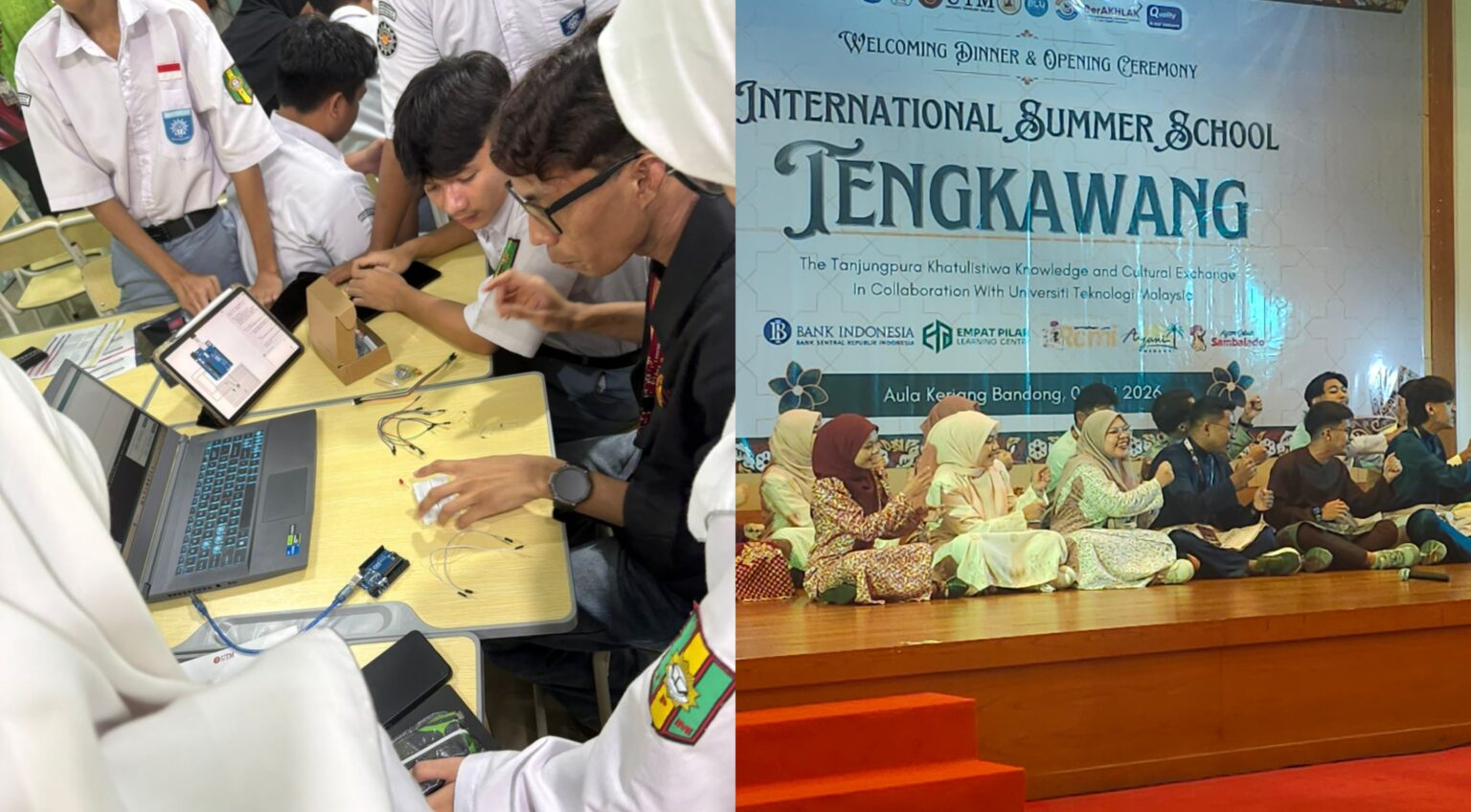 Siswa UTM kongsi ilmu teknologi, budaya dengan komuniti di Pontianak ...